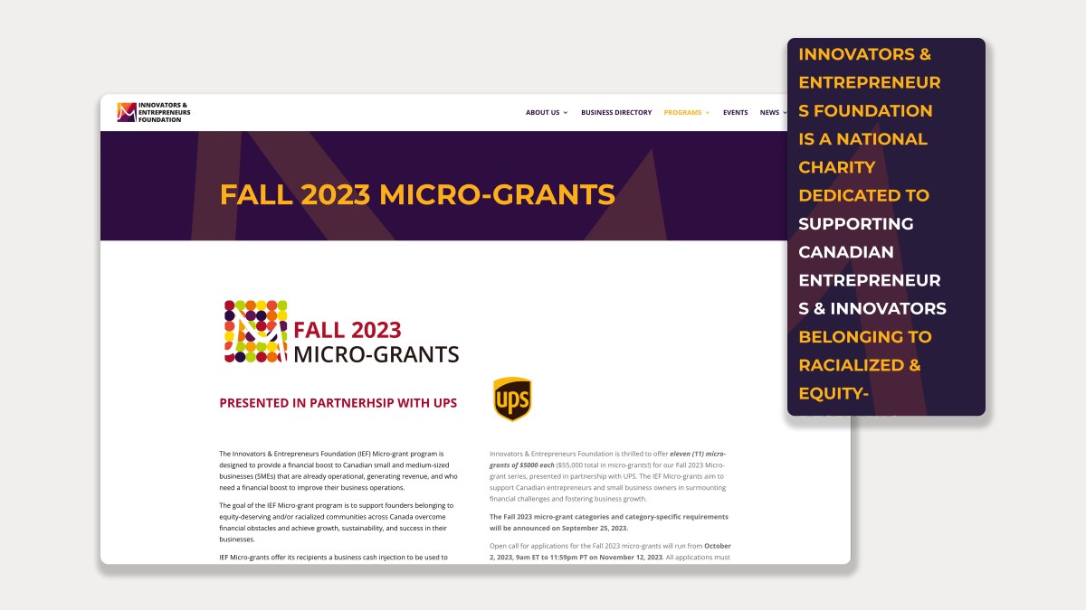 IEF Micro-Grants Projects – Anna Ren